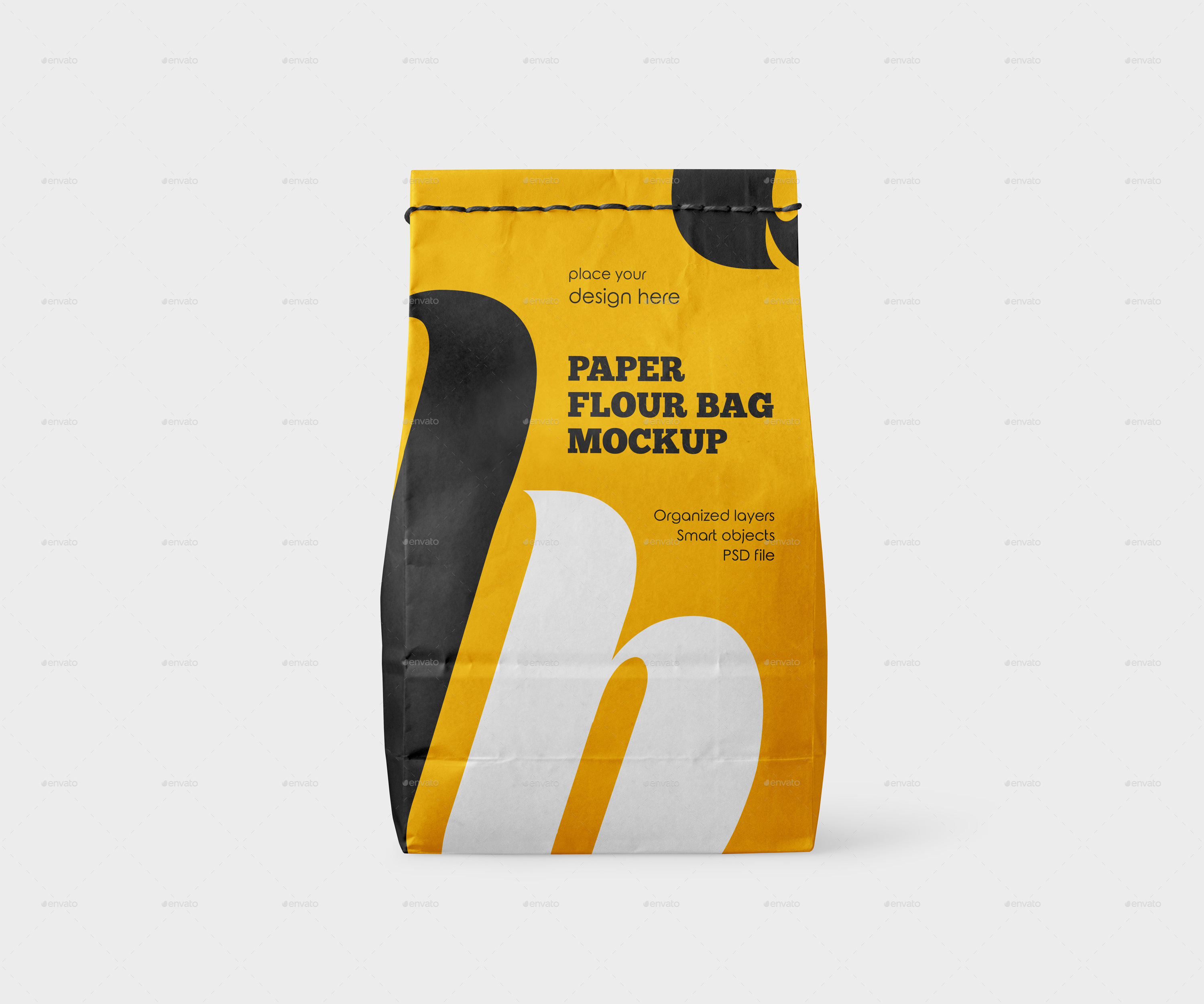 Paper Flour Bag Mockup Set, Graphics | GraphicRiver