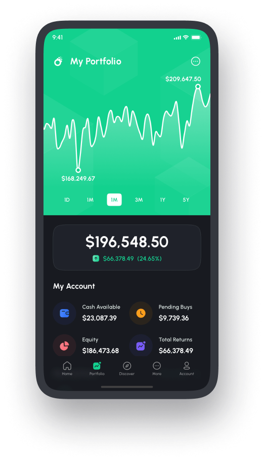 Invest - Stock Market App React Native CLI Ui Kit by JsmThemes | CodeCanyon