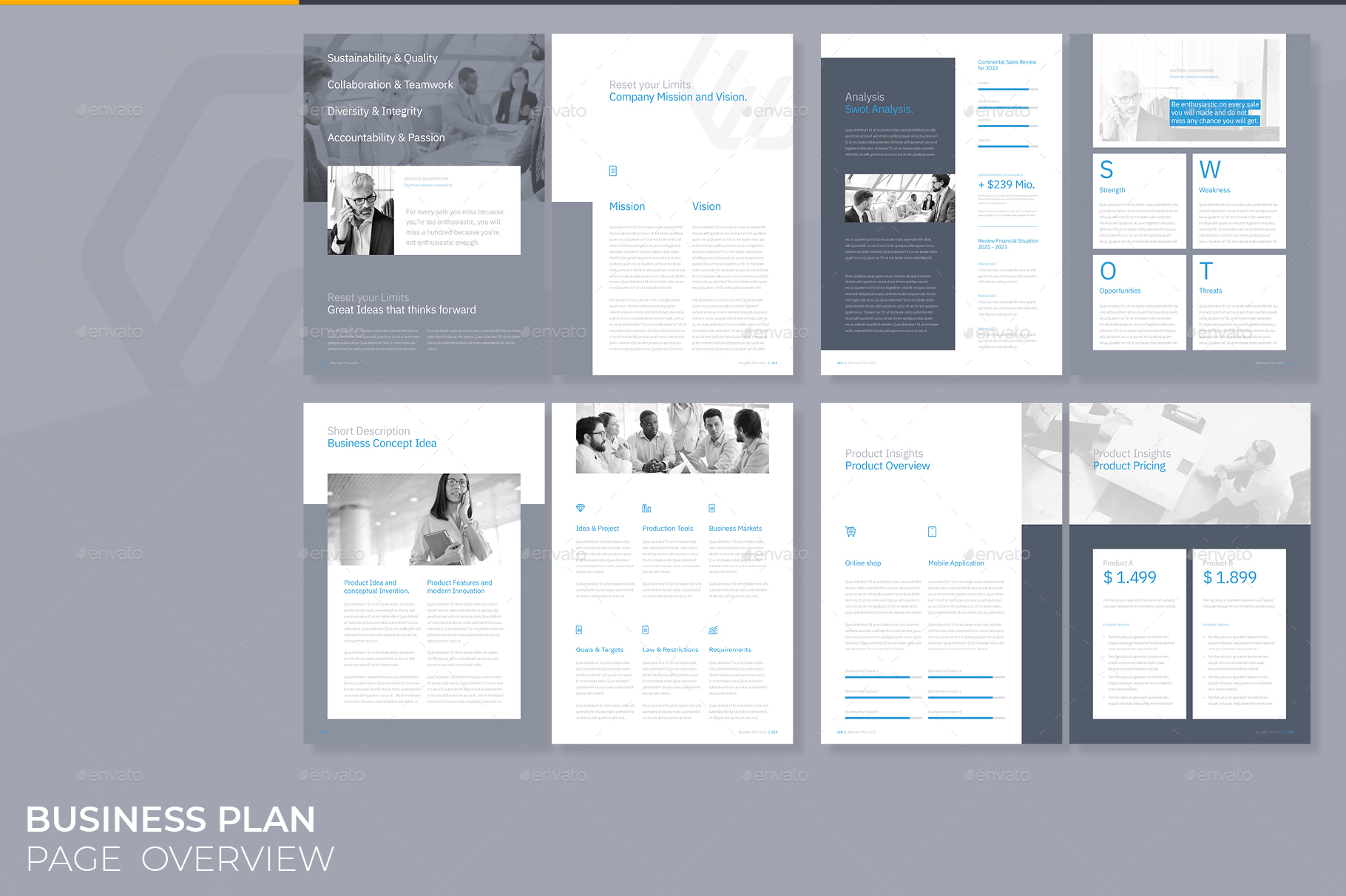 Business Plan, Print Templates | GraphicRiver