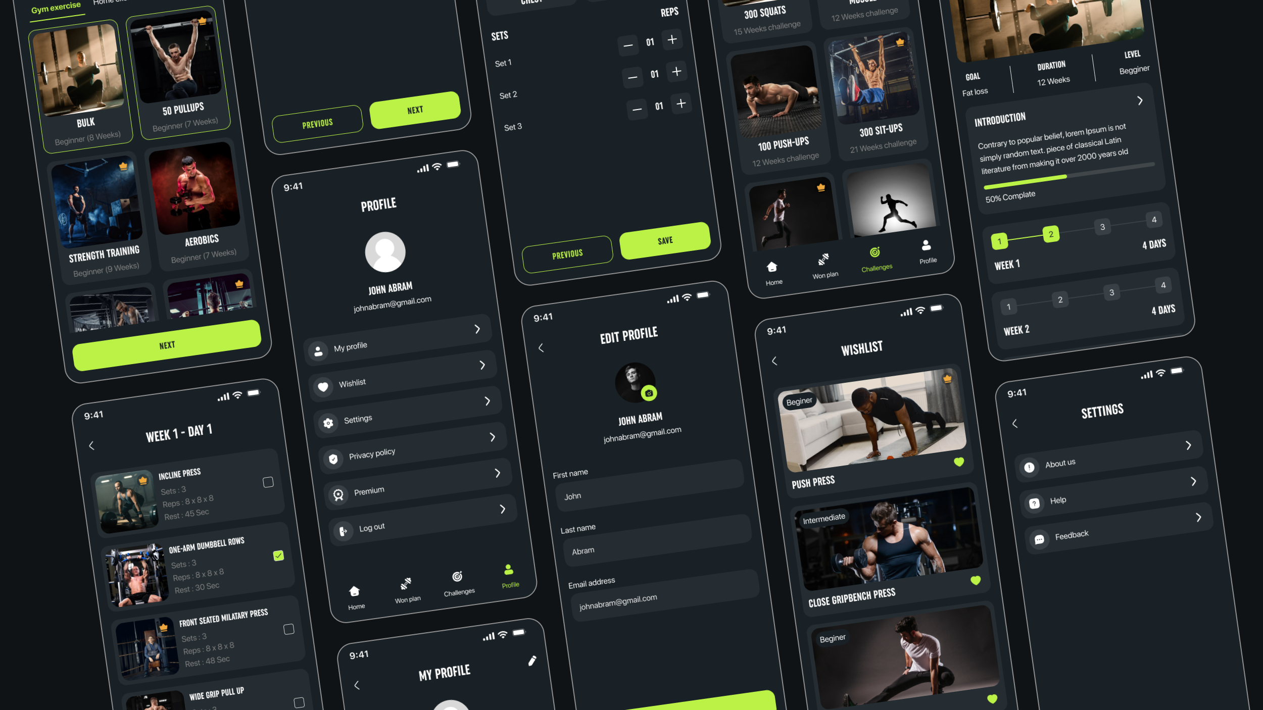 Gymbody Workout App UI Template: Gym app in Flutter(Android, iOS) App | MuscleMate App by ...