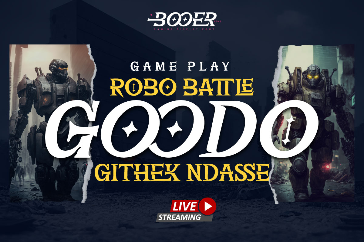 BOOER – Display Font, Fonts | GraphicRiver