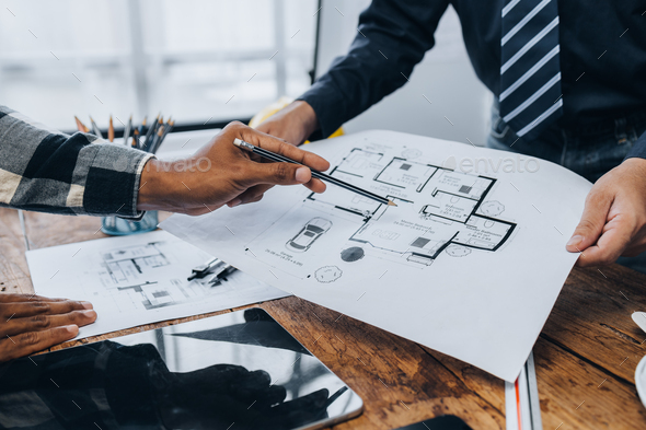 Architects and engineers jointly design and build houses, edit plans ...