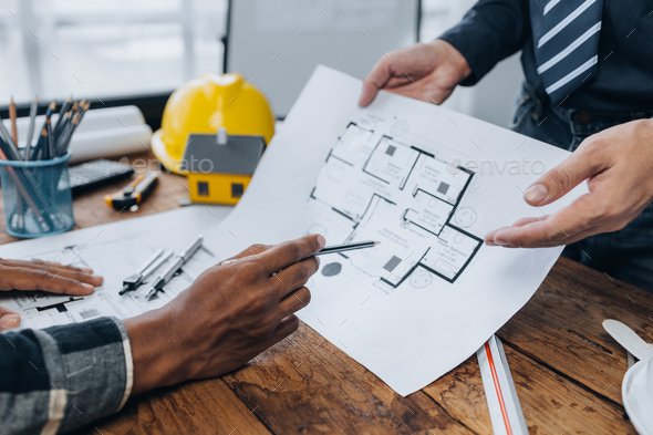 Architects and engineers jointly design and build houses, edit plans ...