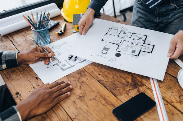 Architects and engineers jointly design and build houses, edit plans ...