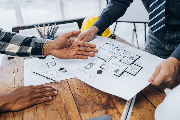 Architects and engineers jointly design and build houses, edit plans ...