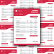 Simple Red Invoice, Print Templates | GraphicRiver