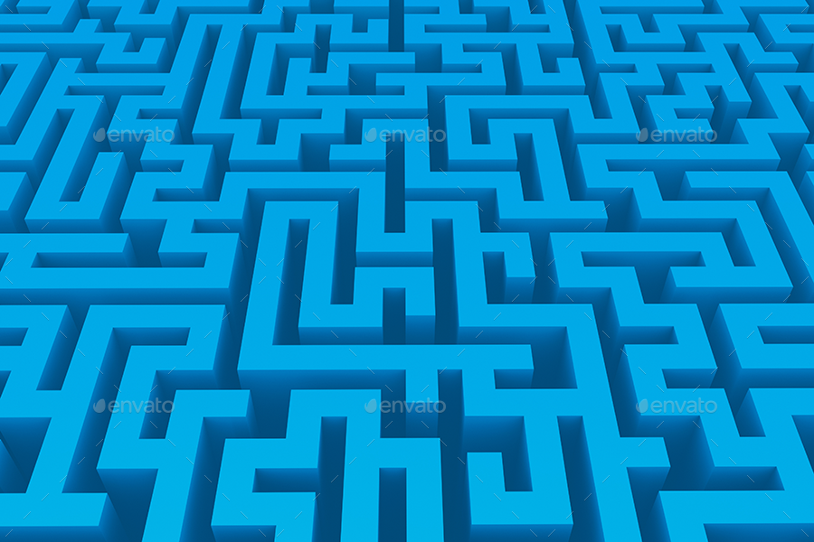 Abstract Maze 3D Backgrounds, Graphics | GraphicRiver