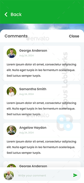Farmer Agriculture App UI Kit | Agri eCommerce App UI | Agro Market ...