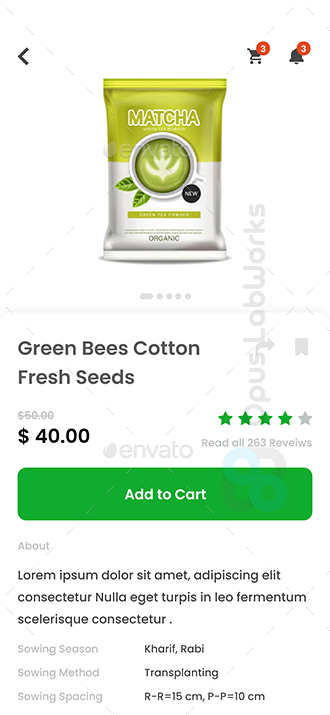 Farmer Agriculture App UI Kit | Agri eCommerce App UI | Agro Market ...