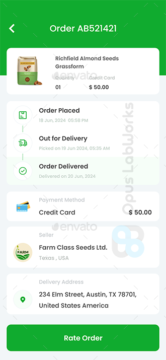 Farmer Agriculture App UI Kit | Agri eCommerce App UI | Agro Market ...