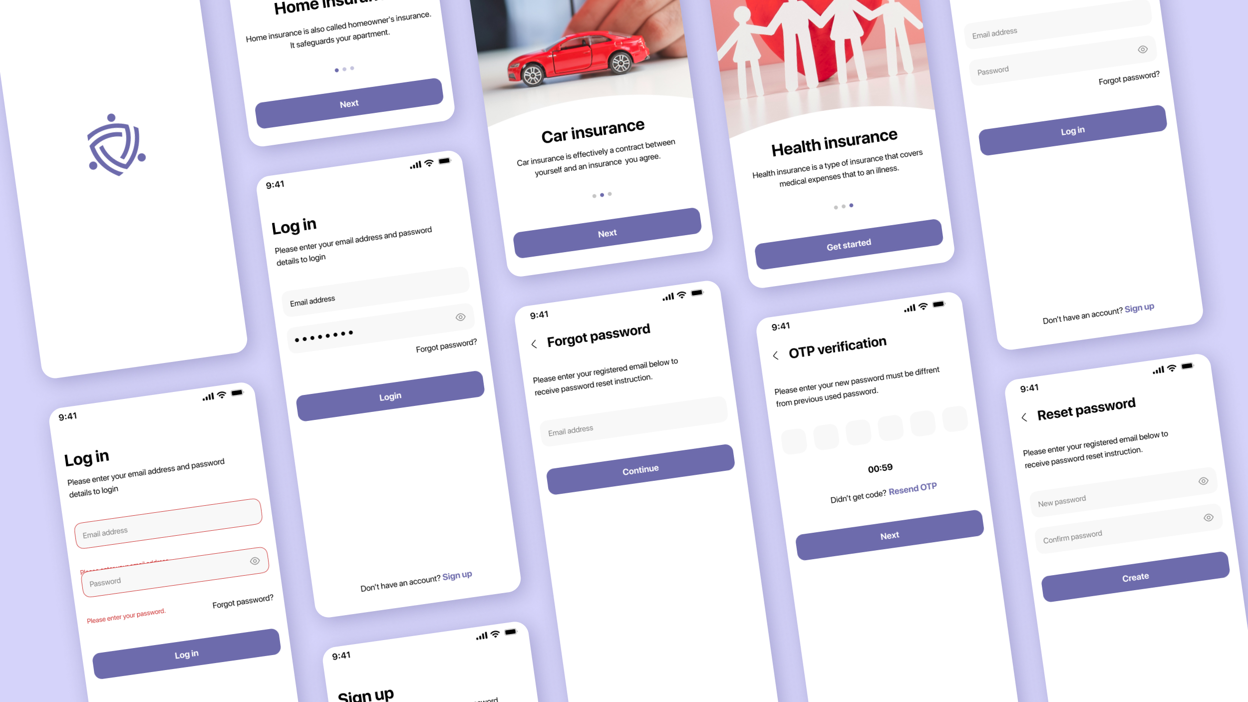 iCoverNow UI Template: Online Insurance app in Flutter(Android, iOS ...