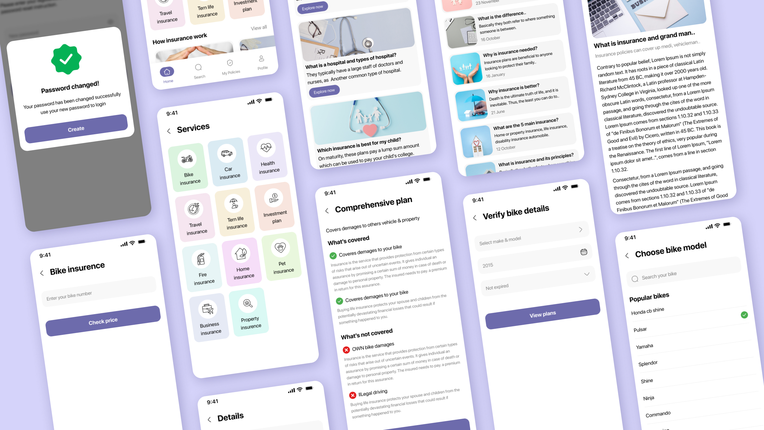 iCoverNow UI Template: Online Insurance app in Flutter(Android, iOS ...