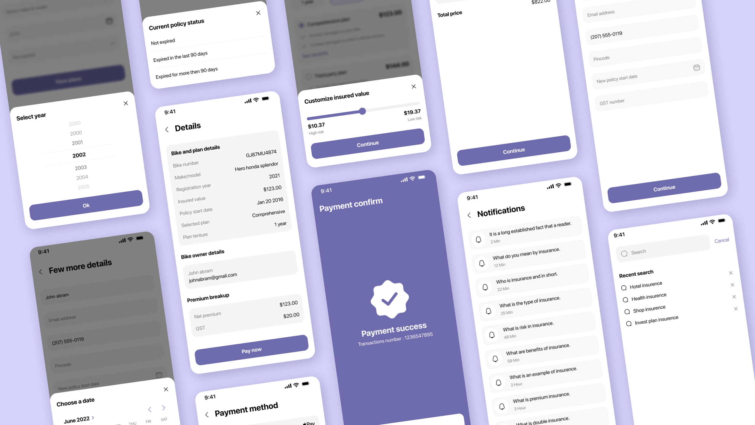 iCoverNow UI Template: Online Insurance app in Flutter(Android, iOS ...