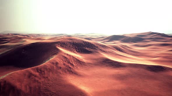Sunset Over the Sand Dunes in the Desert, Motion Graphics | VideoHive