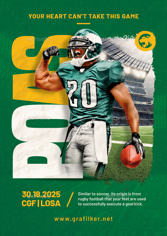 Football Flyer Bundle Templates, Print Templates | GraphicRiver