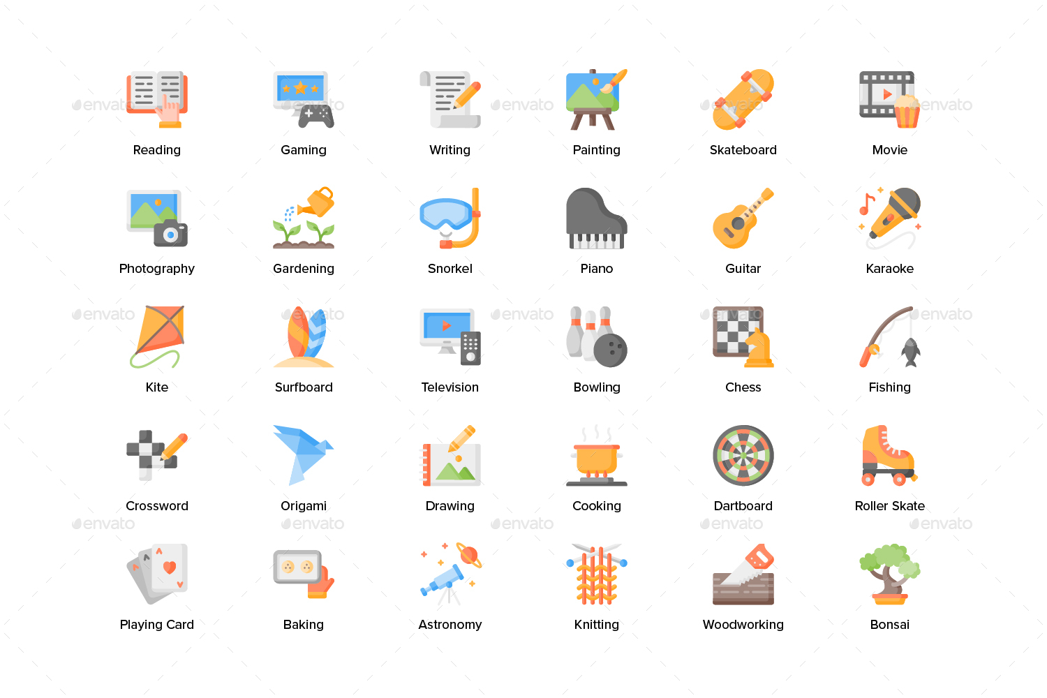 Free Time Icons, Icons | GraphicRiver