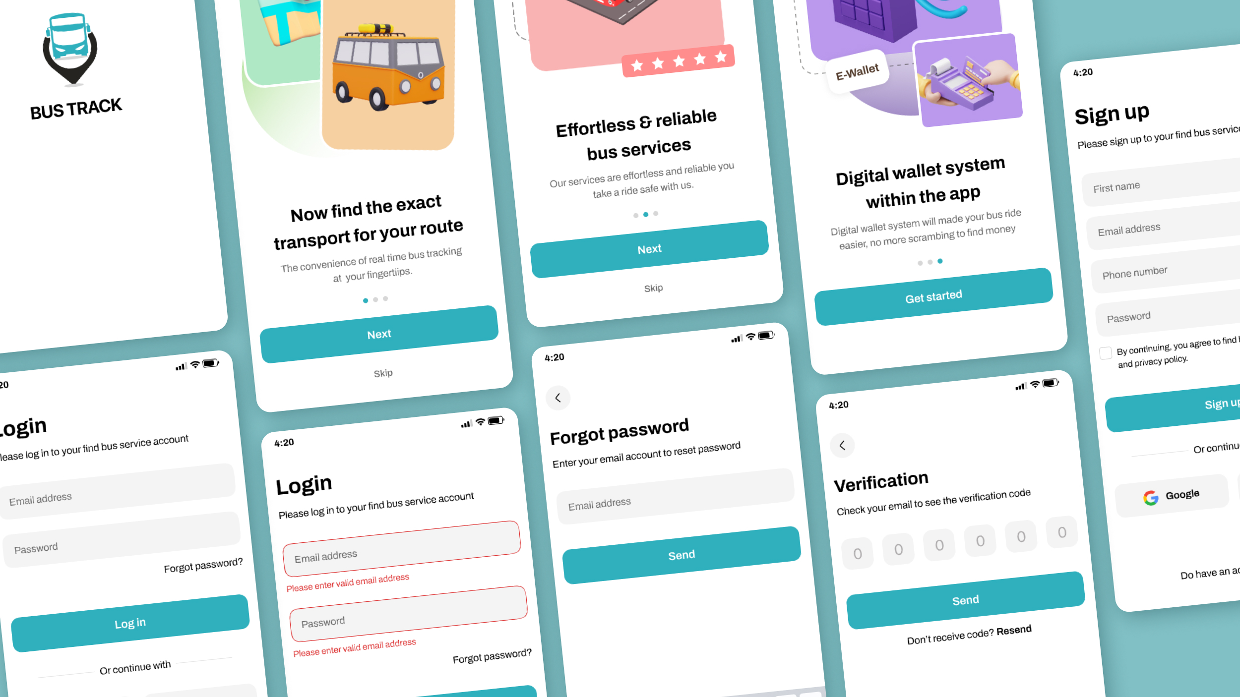 BusTracker UI Template: Online BusTracking App in Flutter(Android, iOS) | GoBusGuide App by ...