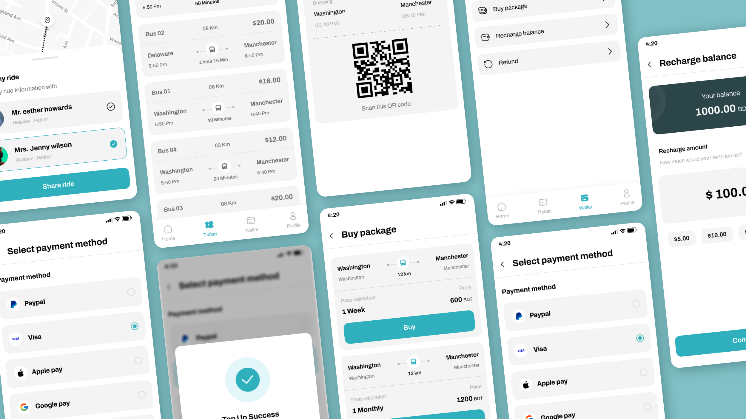BusTracker UI Template: Online BusTracking App in Flutter(Android, iOS ...