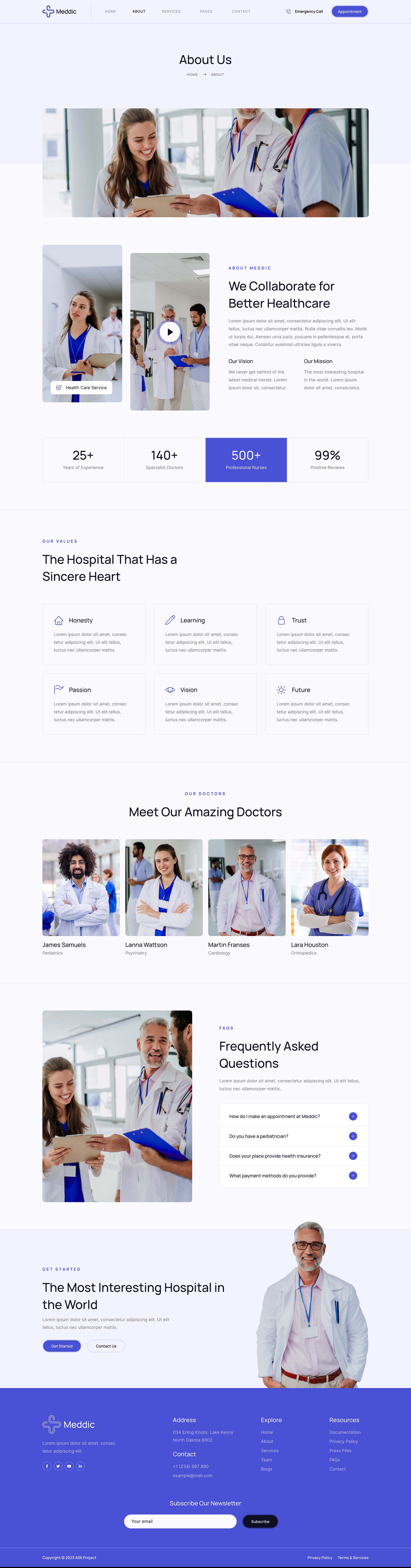 Meddic - Hospital and Medical Clinic Elementor Template Kit by askproject