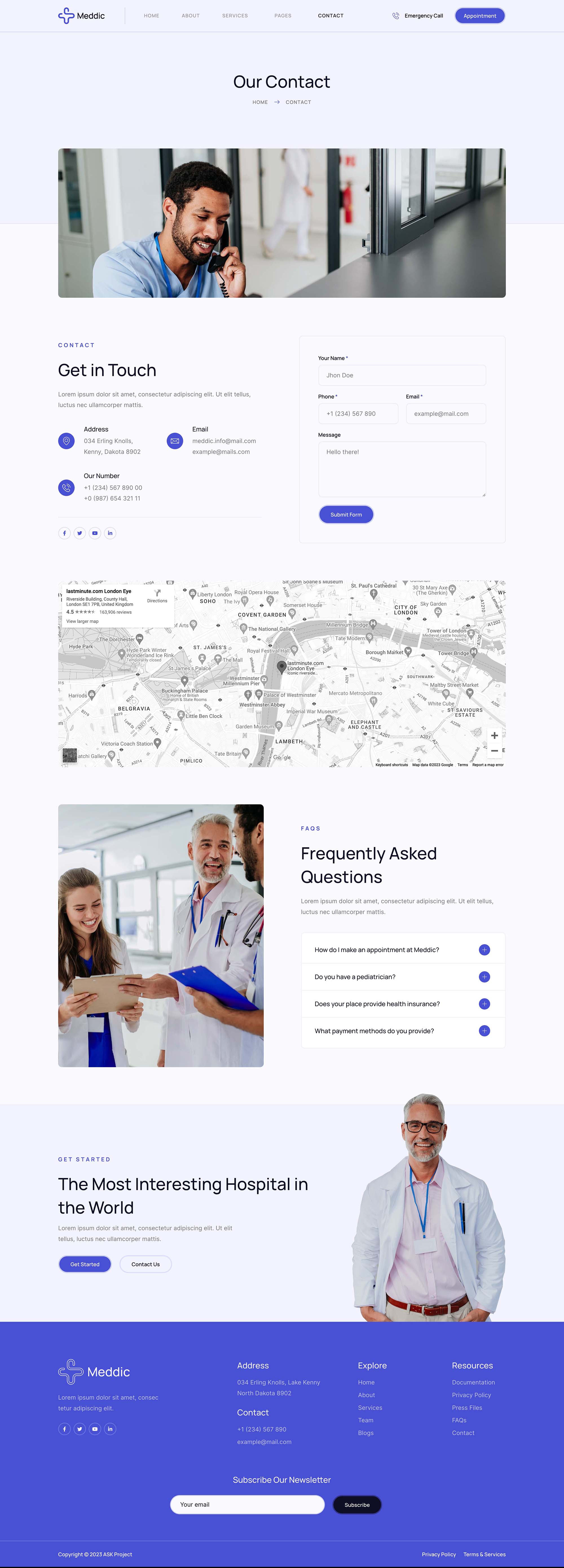 Meddic - Hospital and Medical Clinic Elementor Template Kit by askproject