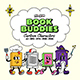 Book Buddies Cartoon Characters, Graphics | GraphicRiver