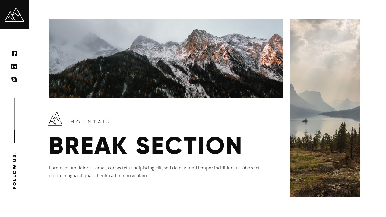 Mountah - Mountain Powerpoint Template, Presentation Templates ...