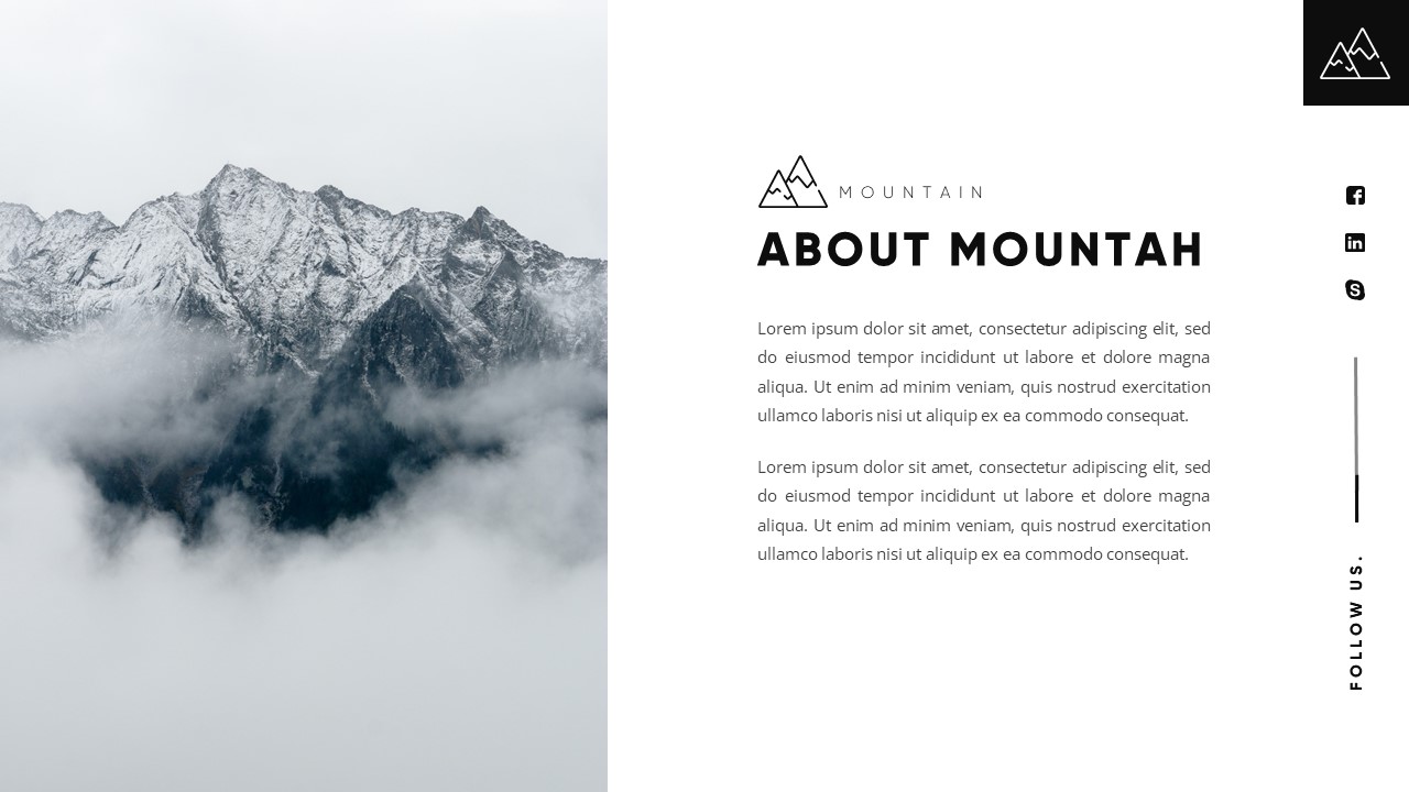Mountah - Mountain Powerpoint Template, Presentation Templates ...