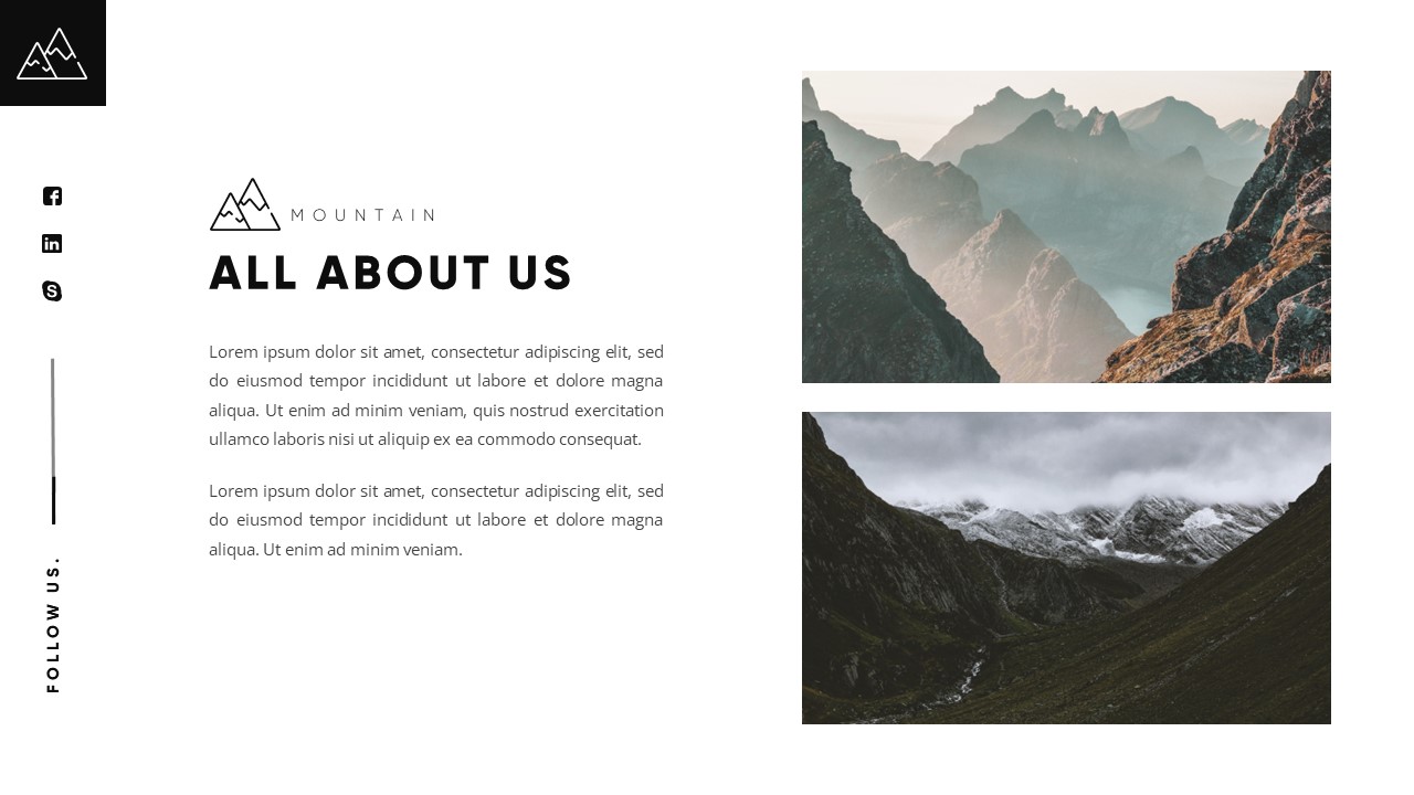 Mountah - Mountain Powerpoint Template, Presentation Templates ...