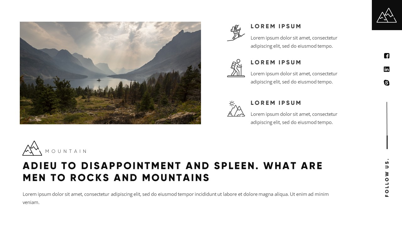 Mountah - Mountain Google Slides Template, Presentation Templates ...