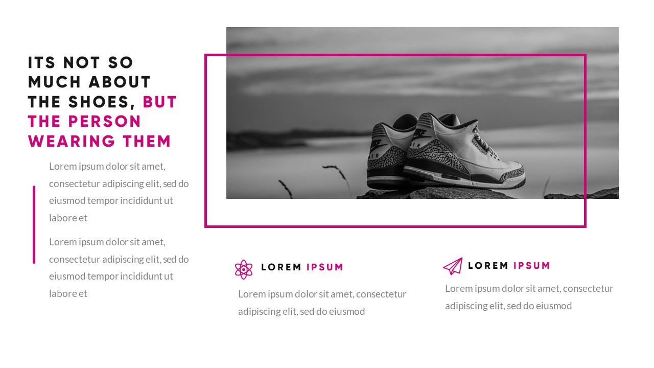 Skeates - Shoes And Sneakers Powerpoint Template, Presentation Templates