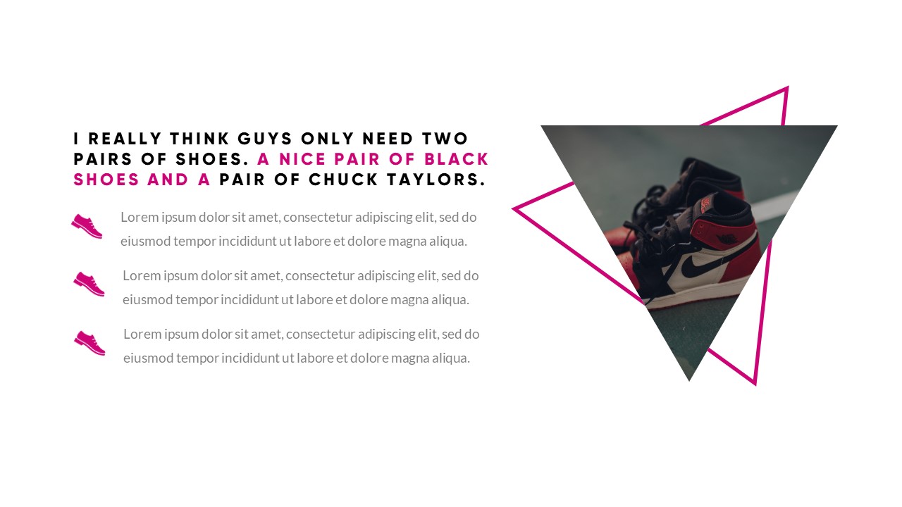 Skeates - Shoes And Sneakers Powerpoint Template, Presentation Templates