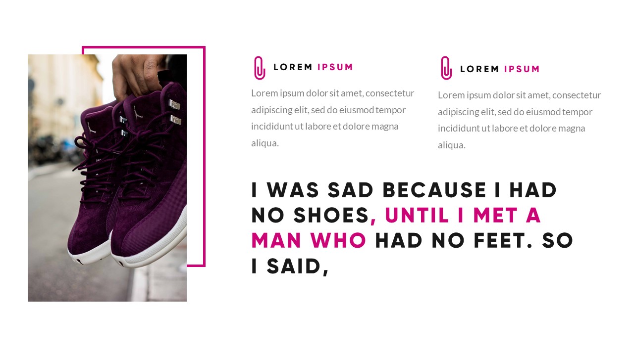 Skeates - Shoes And Sneakers Powerpoint Template, Presentation Templates