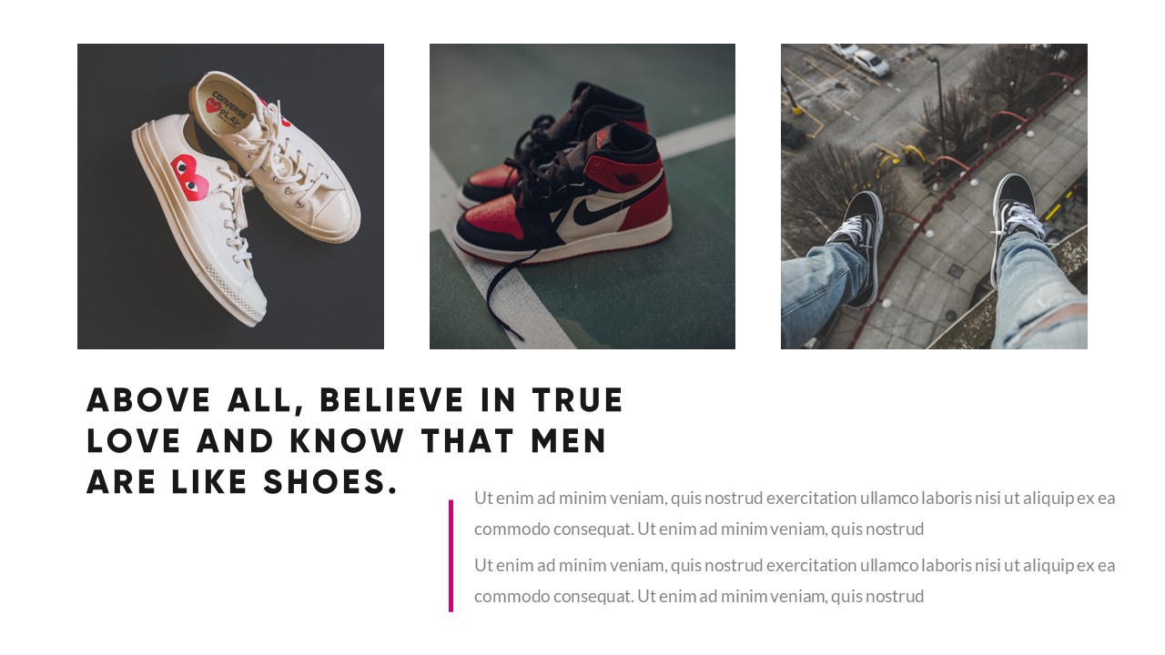 Skeates - Shoes And Sneakers Keynote Template, Presentation Templates