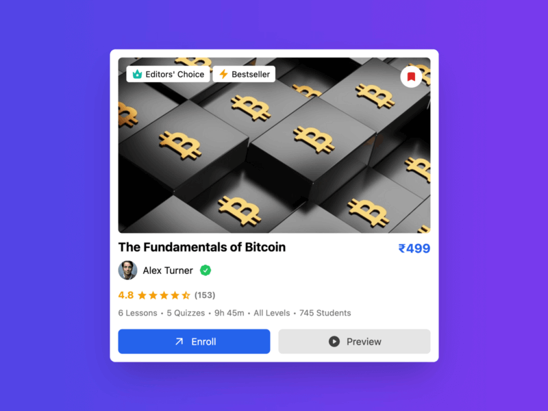 Learnify - Tailwind Cards Kit by pmsgz | CodeCanyon