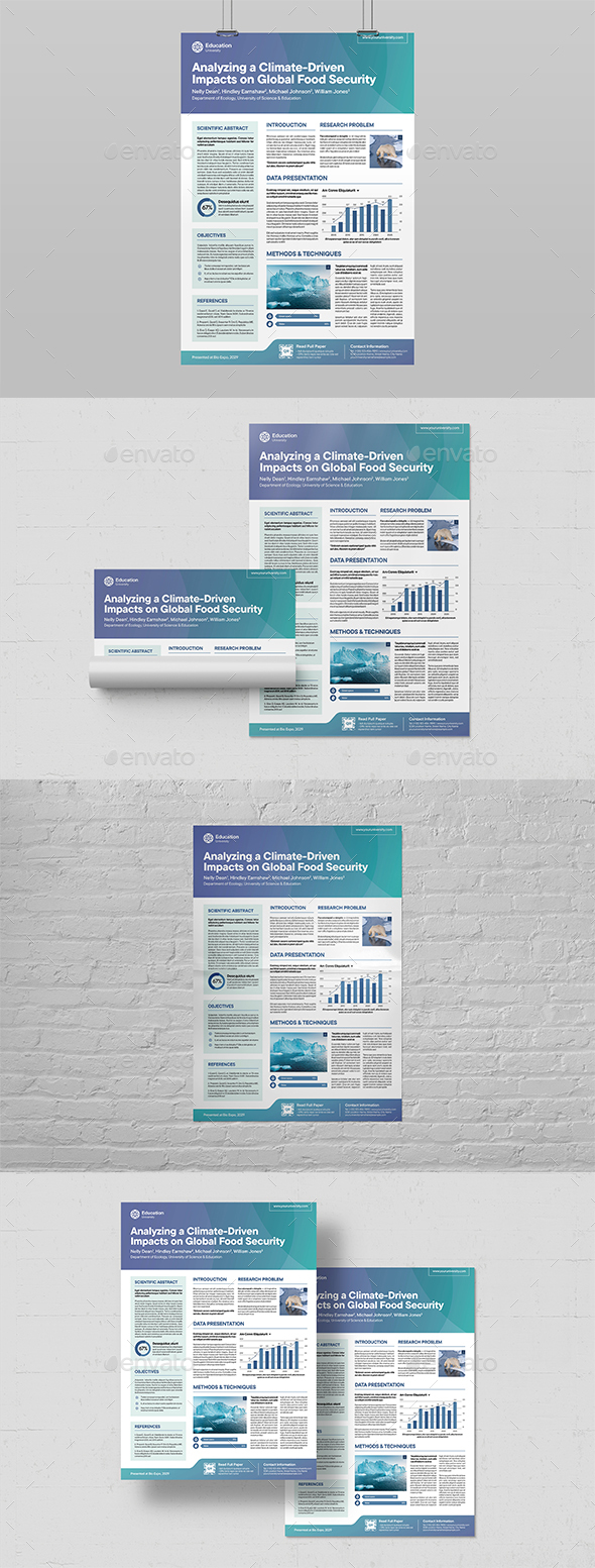 Case Report Poster Presentation Template Scientific Poster PowerPoint