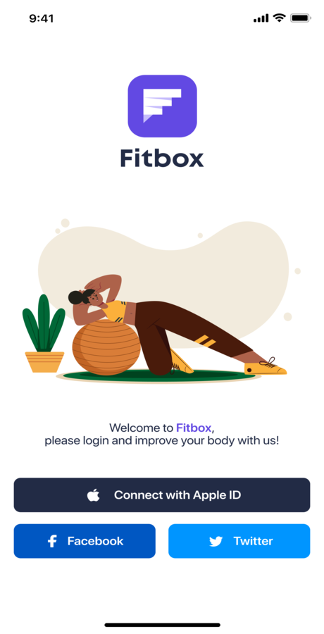 Workouts & Meal Planner App | Flutter UI | Figma + XD + Sketch FREE | Life Time Update | Fitbox ...