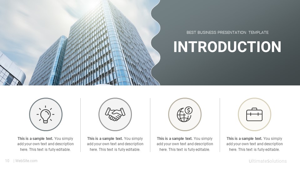 Ultimate Business Solutions PowerPoint Template, Presentation Templates