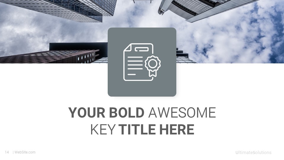 Ultimate Business Solutions PowerPoint Template, Presentation Templates