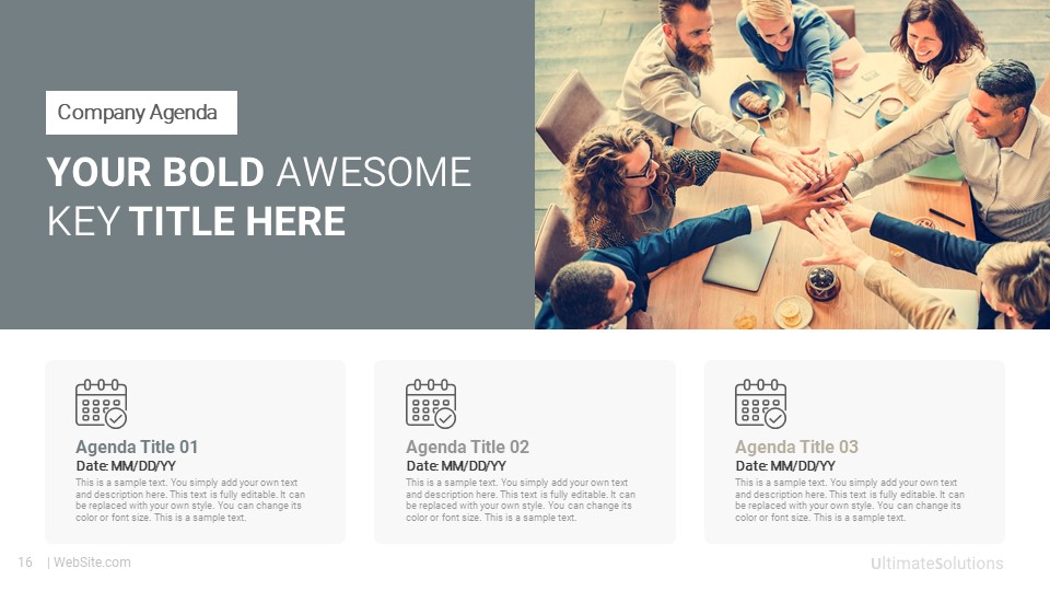 Ultimate Business Solutions PowerPoint Template, Presentation Templates