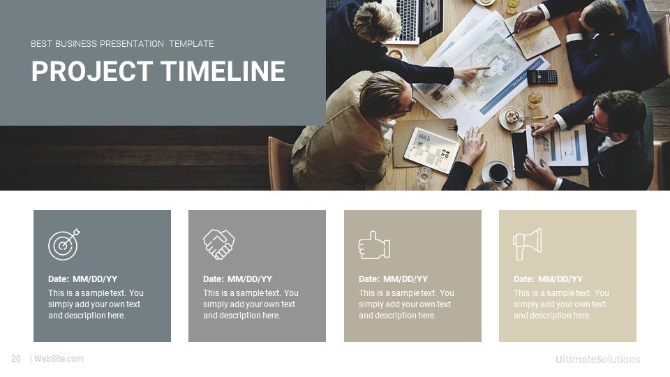 Ultimate Business Solutions PowerPoint Template, Presentation Templates