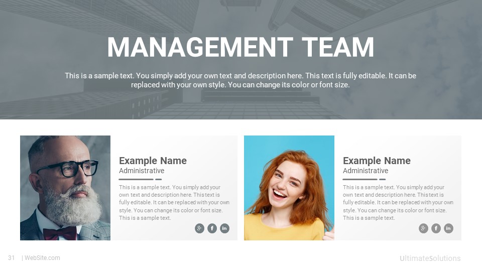 Ultimate Business Solutions PowerPoint Template, Presentation Templates