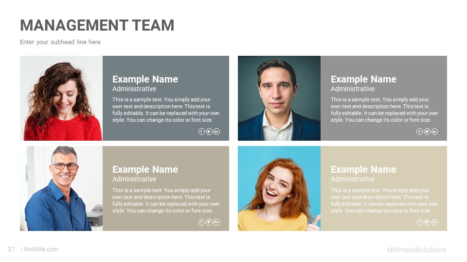 Ultimate Business Solutions PowerPoint Template, Presentation Templates