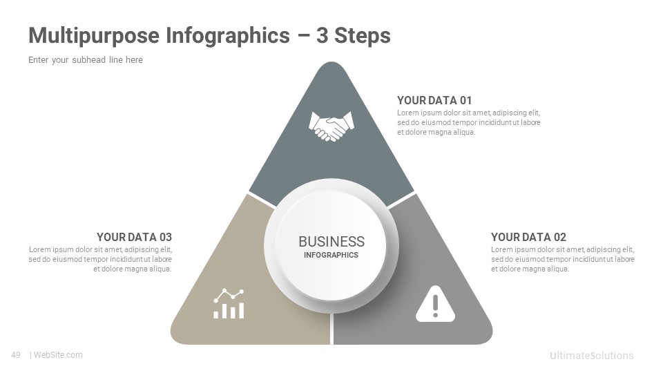 Ultimate Business Solutions PowerPoint Template, Presentation Templates