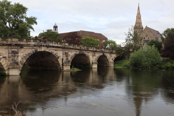 bridge, river, water, old, architecture, europe, stone, city, medieval ...