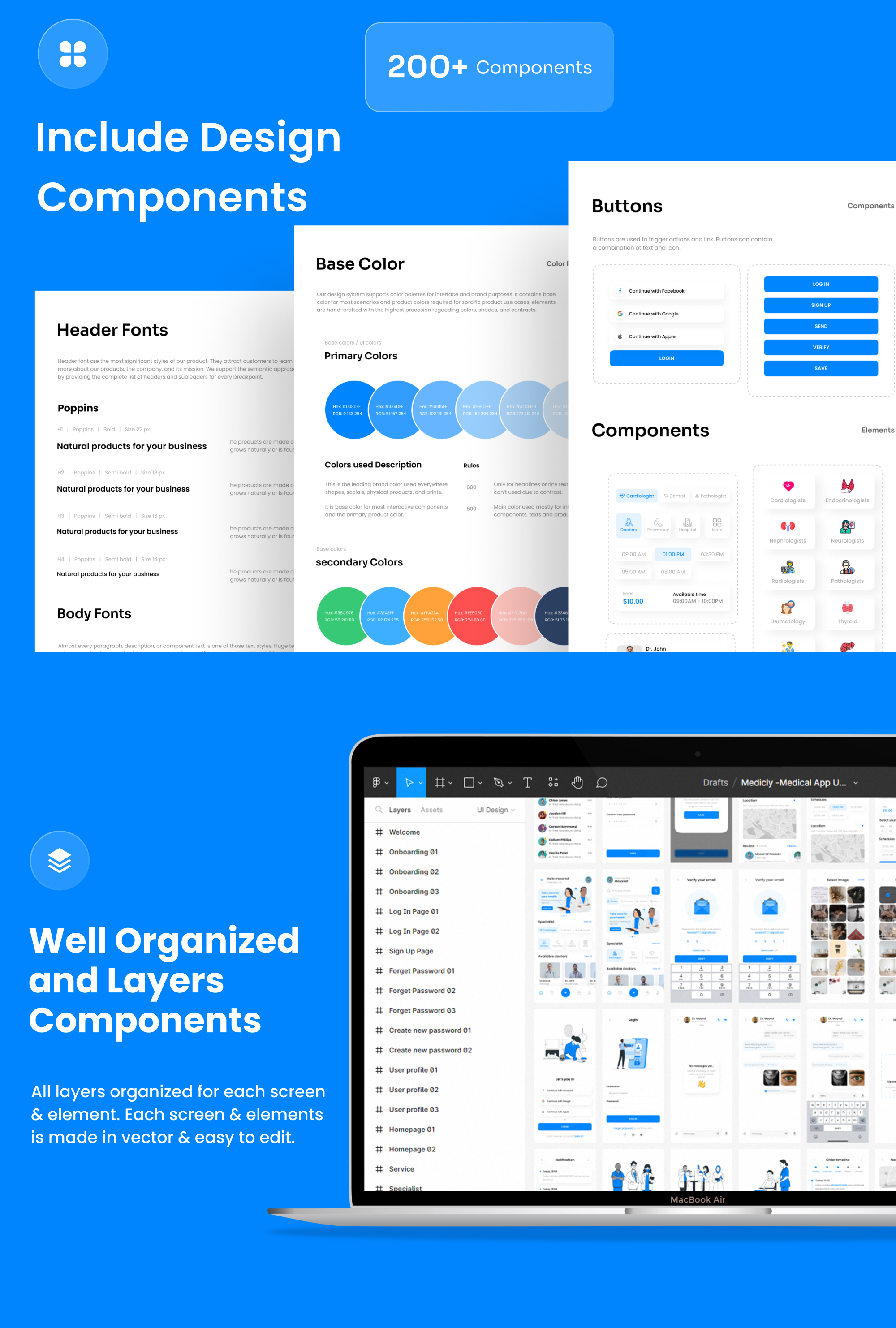 Medicly - Medical Mobile App UI Kit by pixleslab | ThemeForest