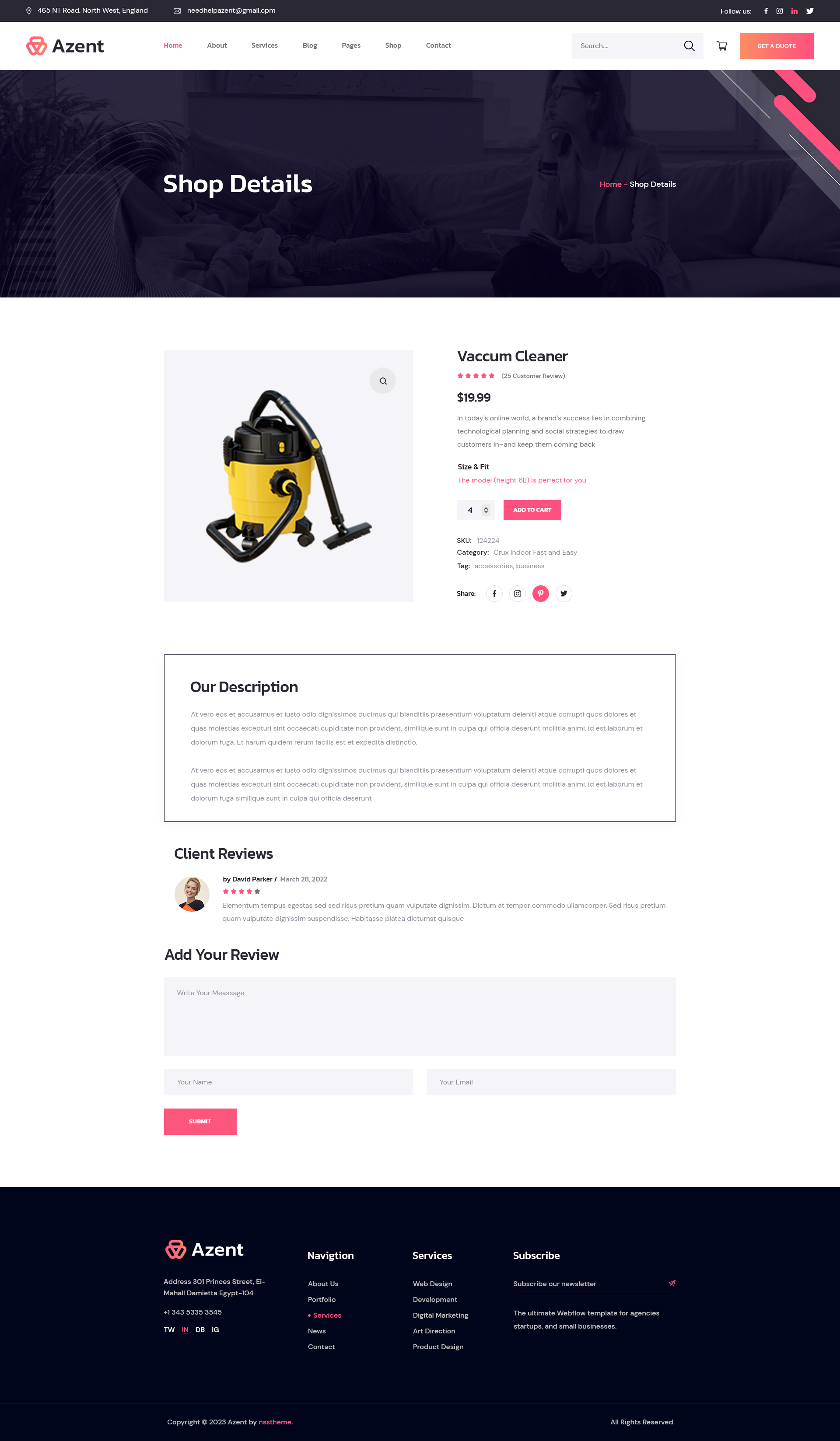 Azent - Creative Digital Agency PSD Template by nsstheme | ThemeForest