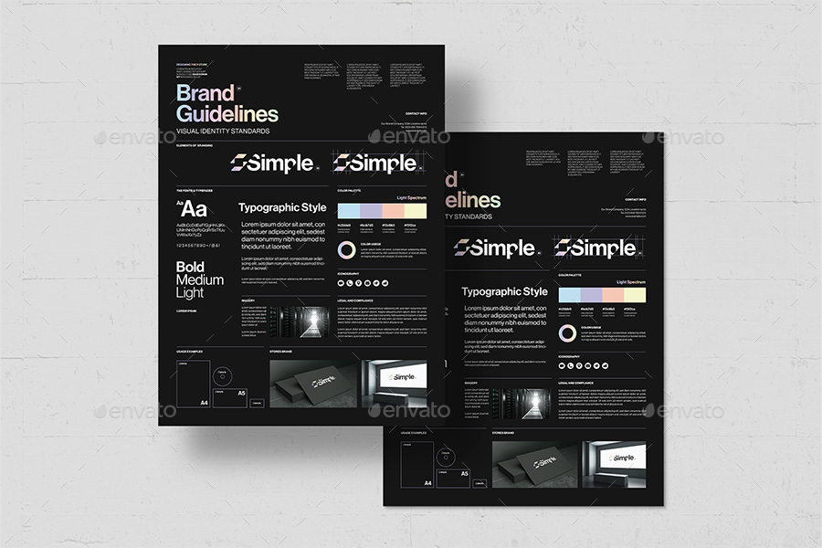 Brand Guidelines Poster Template, Print Templates | GraphicRiver