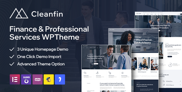 Cleanfin - Finance Consulting WordPress Theme by themesion | ThemeForest