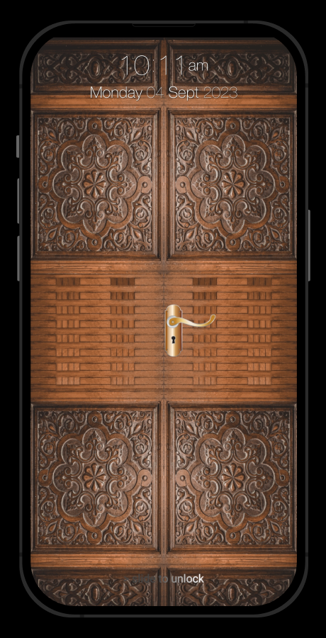 Door Style Lock Screen - Shutter Lock Screen Themes - Admob - Android ...
