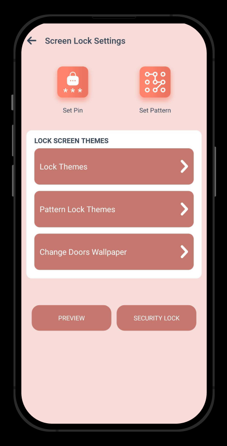 Door Style Lock Screen - Shutter Lock Screen Themes - Admob - Android App by VocsyInfotech